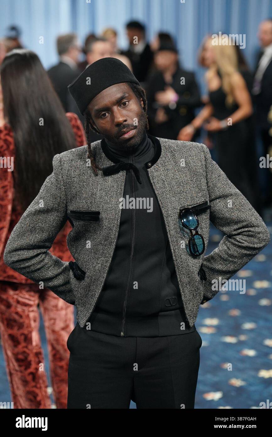 Dev Hynes at arrivals for The 2025 Costume Institute Exhibition ...