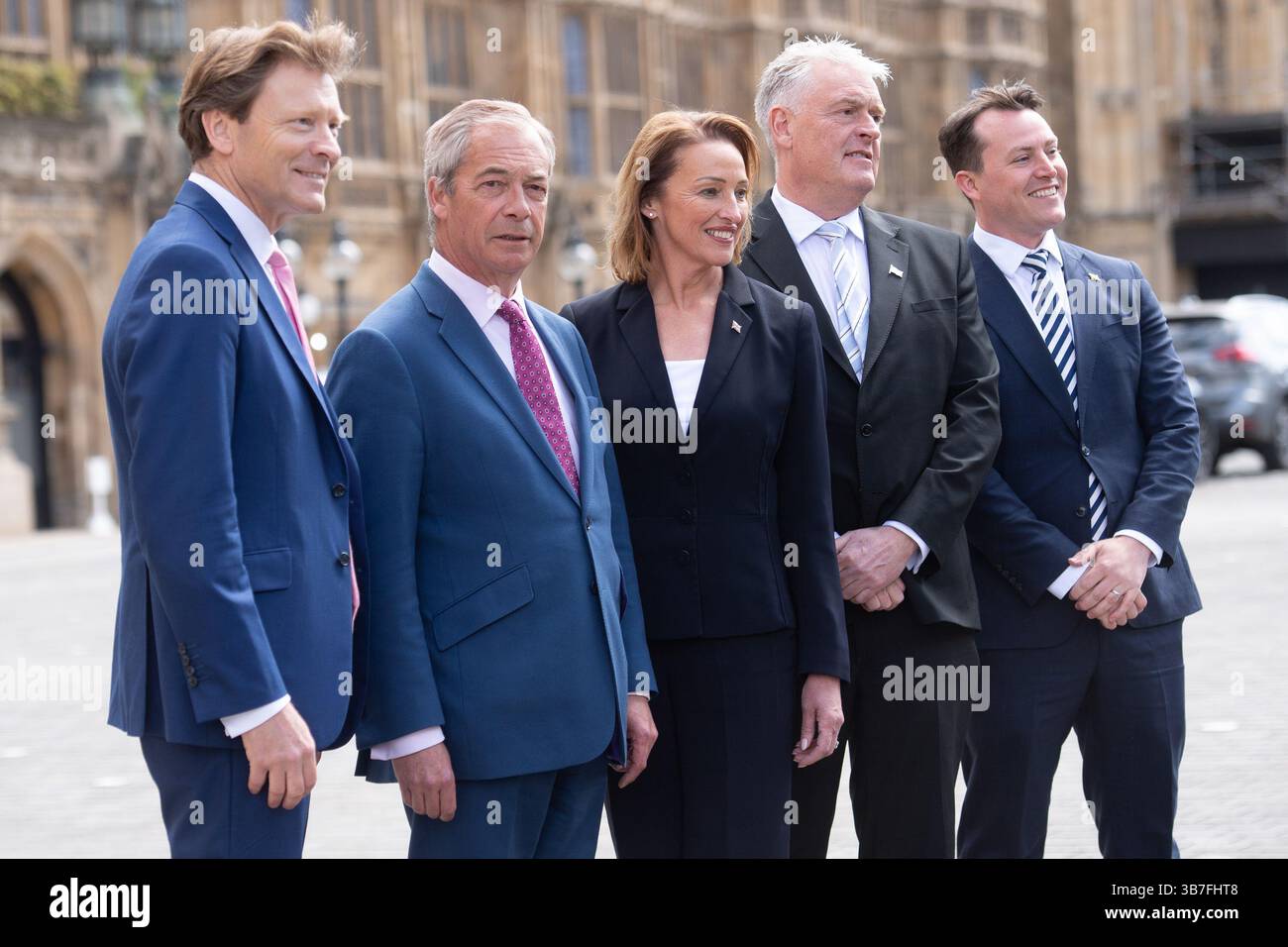 London, UK. 06 May 2025. (L-R) - Richard Tice - Reform UK Deputy Leader ...