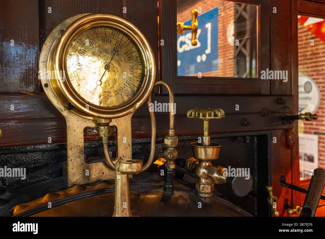 Restored 1856 Western & Atlantic locomotive at the Atlanta History ...