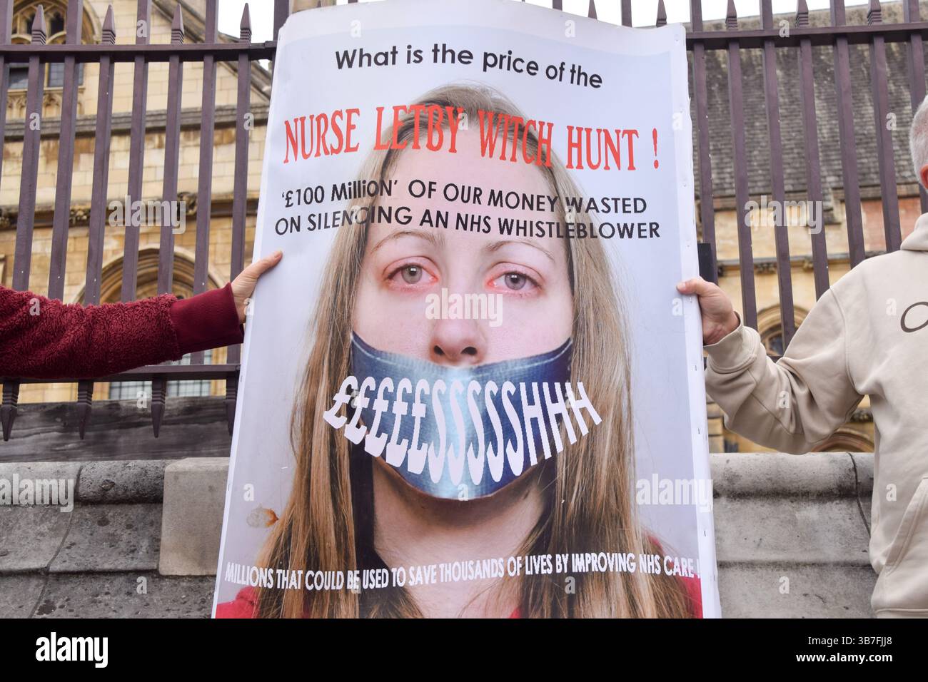 May 6, 2025, London, England, United Kingdom: Supporters of Lucy Letby ...