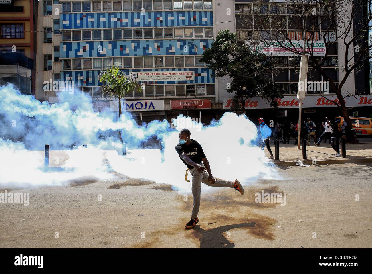 June 25, 2024, Nairobi, Kenya: Kenyan youths referred to as Generation Z (Gen-Z), a term used to ...