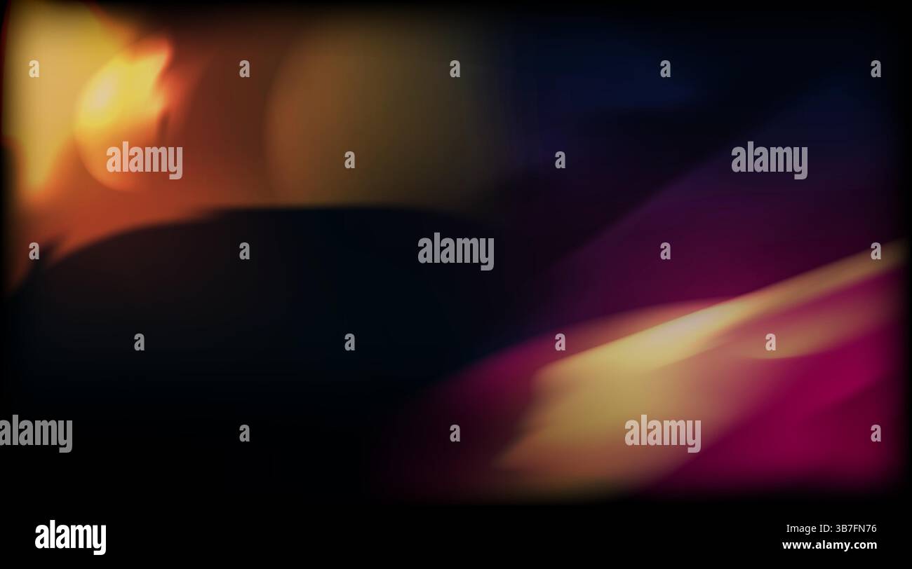 Light leaks effect. Old film overlay background. Rainbow lens flare ...