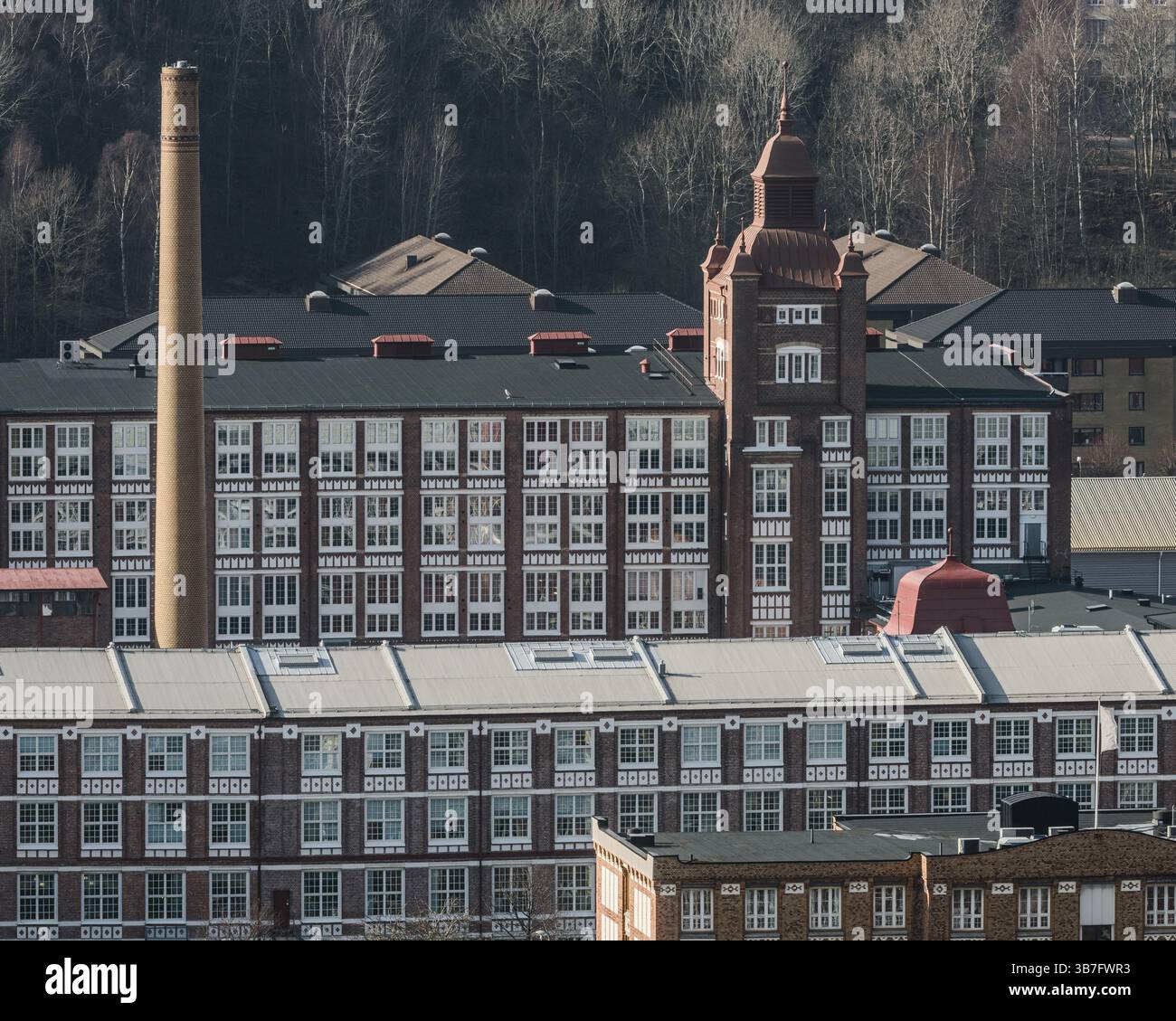 The old industrial building in Molndal showcases striking architecture ...