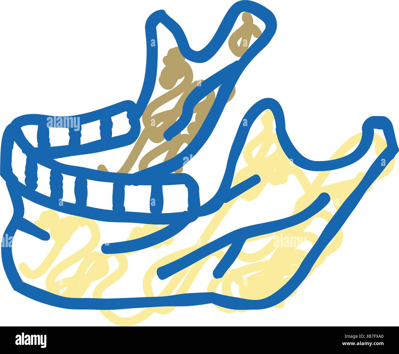 Jaw bone joint Stock Vector Images - Alamy