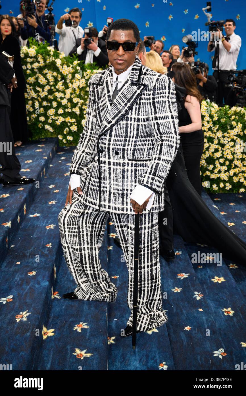 New York, USA. 5 May 2025. Babyface attending the Metropolitan Museum ...