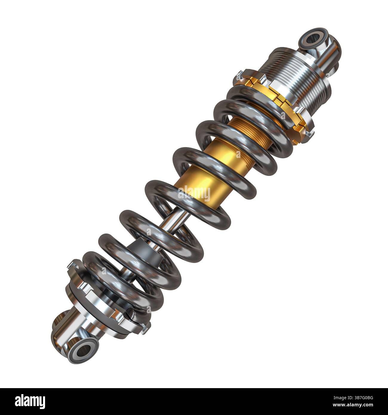 shock absorber with transparent background 3d Stock Photo - Alamy