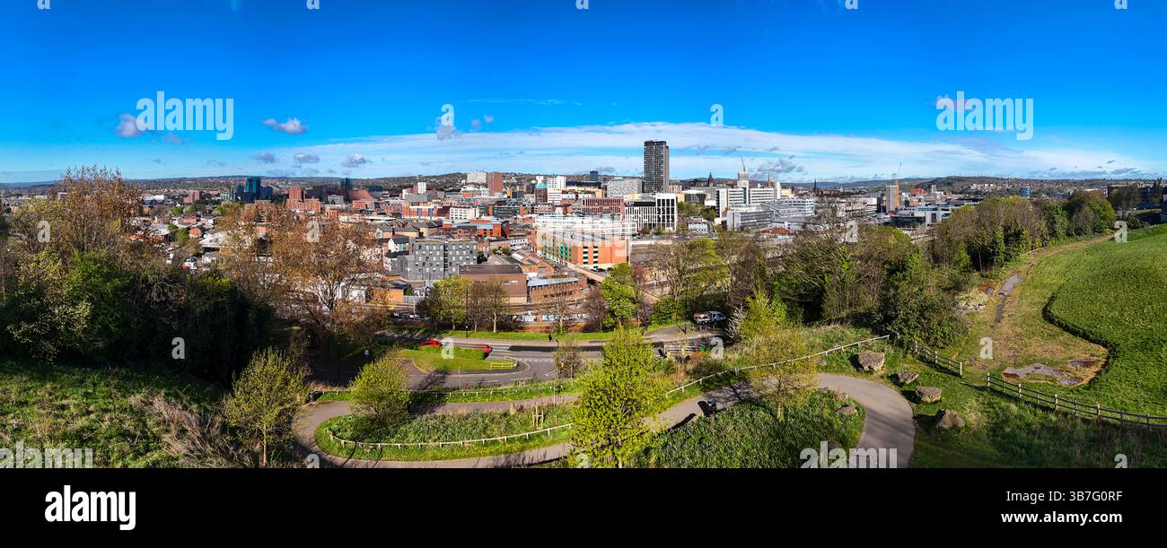 Aerial view above sheffield hi-res stock photography and images - Alamy
