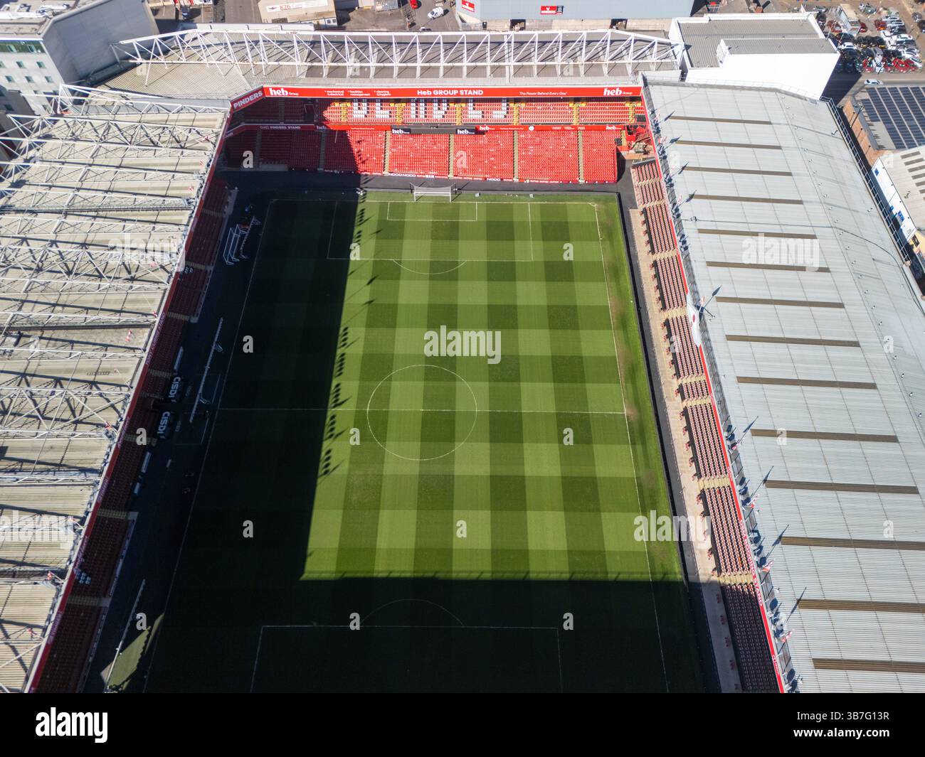Aerial image of Sheffield United FC Stadium Stock Photo - Alamy