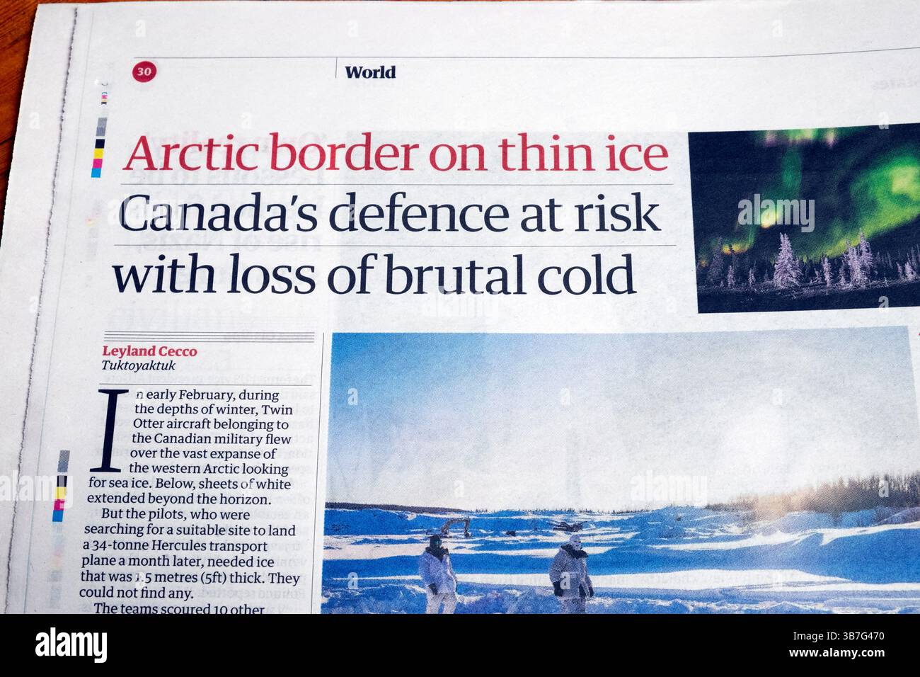 Guardian newspaper arctic hi-res stock photography and images - Alamy
