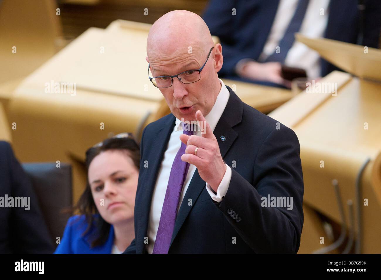Edinburgh Scotland, UK 06 May 2025. First Minister of Scotland John ...
