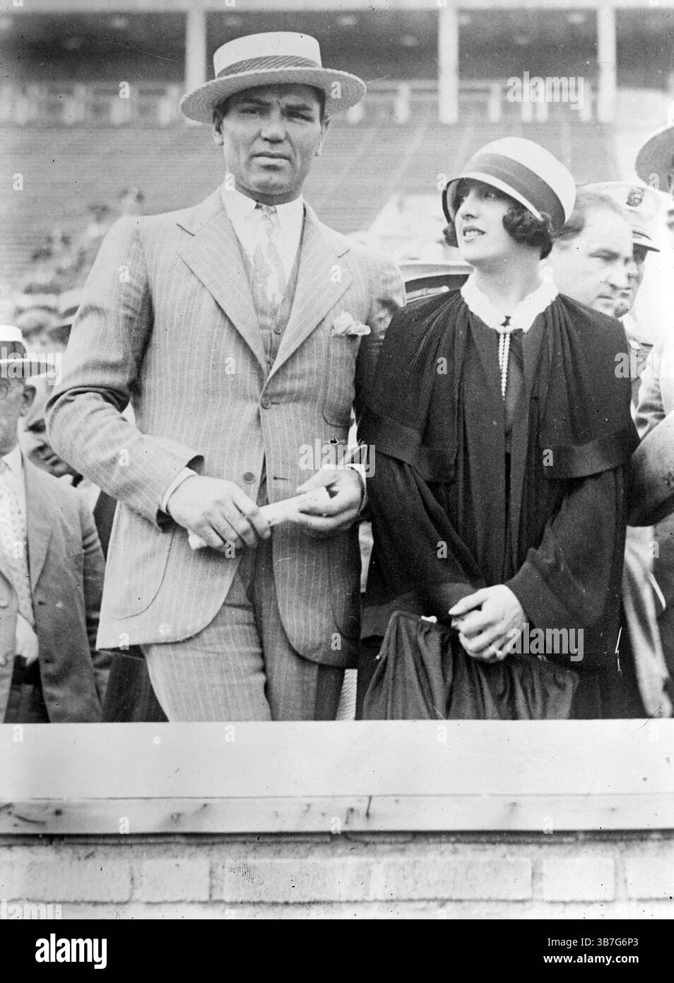 Jack Dempsey and wife in 1926 fashion. Bain News Service photo Stock ...