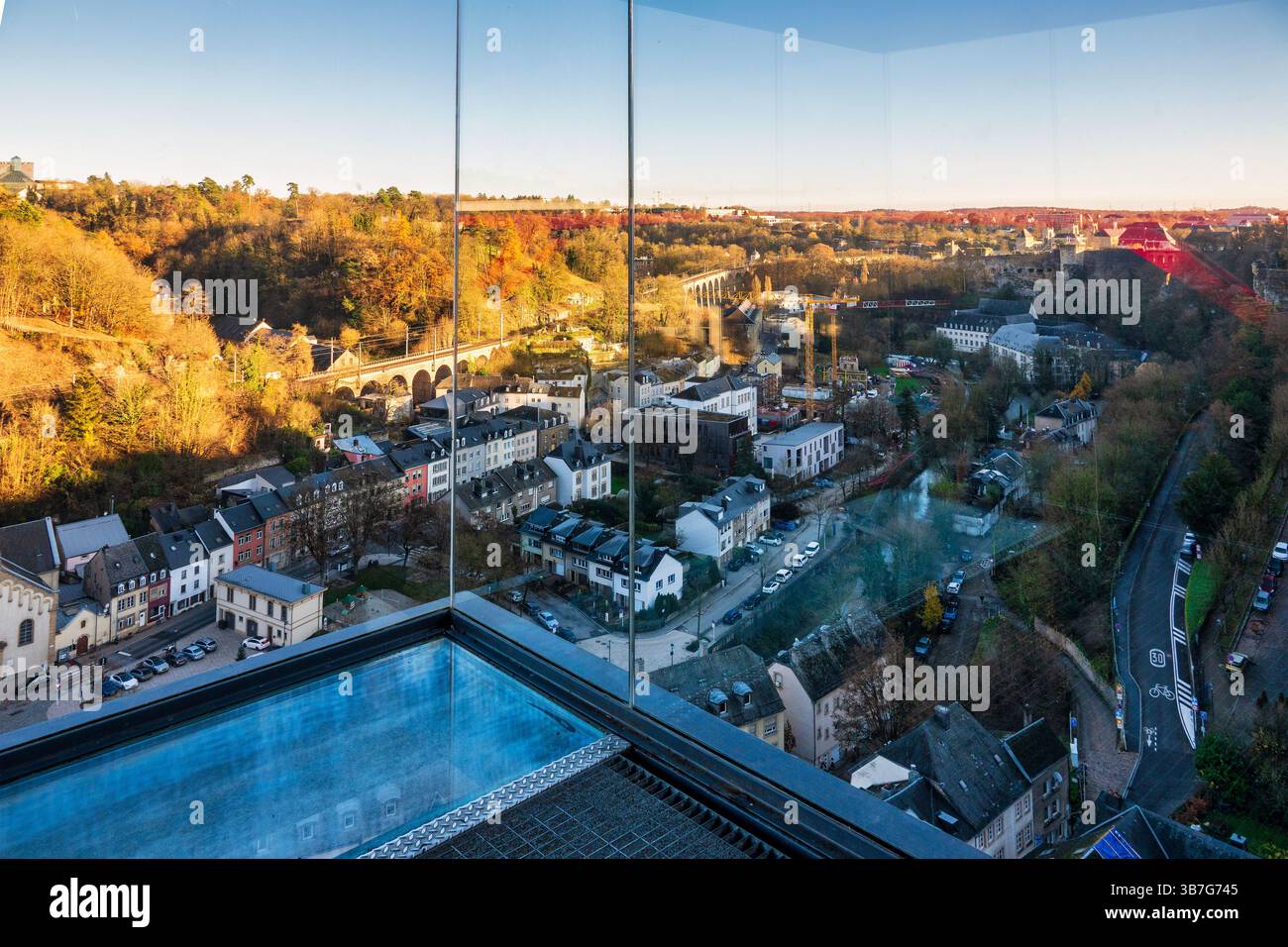 Panoramic view pfaffenthal district hi-res stock photography and images ...