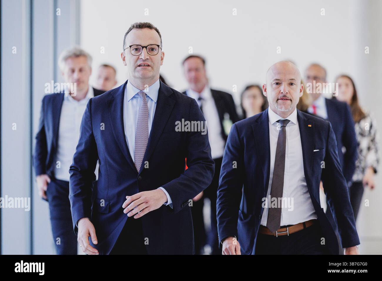 Berlin, Deutschland. 06th May, 2025. (LR) Jens Spahn, Chairman of the ...