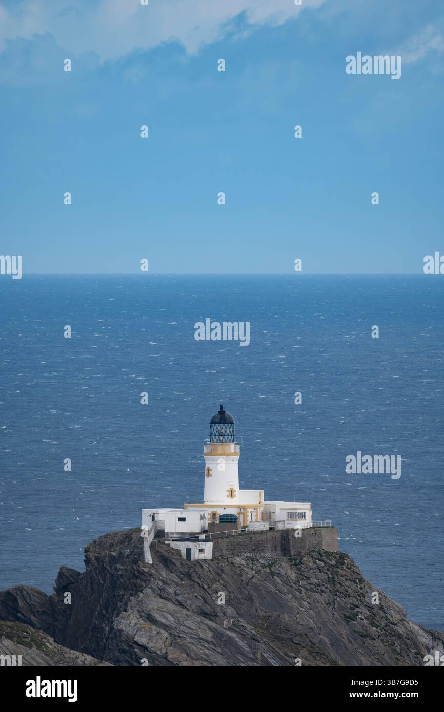 The Muckle Flugga Lighthouse is situated off the North coast of Unst in ...