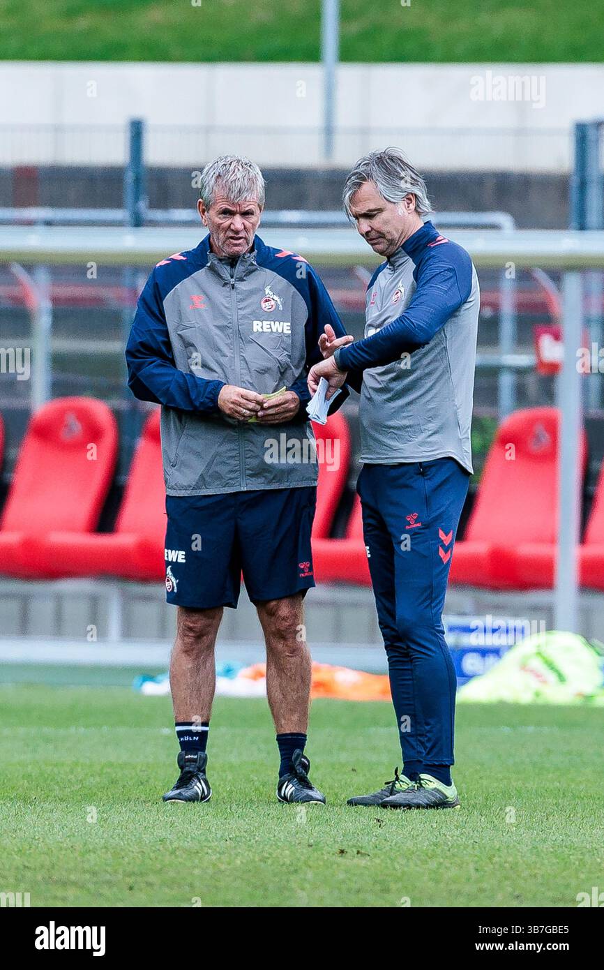Friedhelm Funkel (Cheftrainer, Trainer 1. FC K?ln), Matthias Lust (Co ...