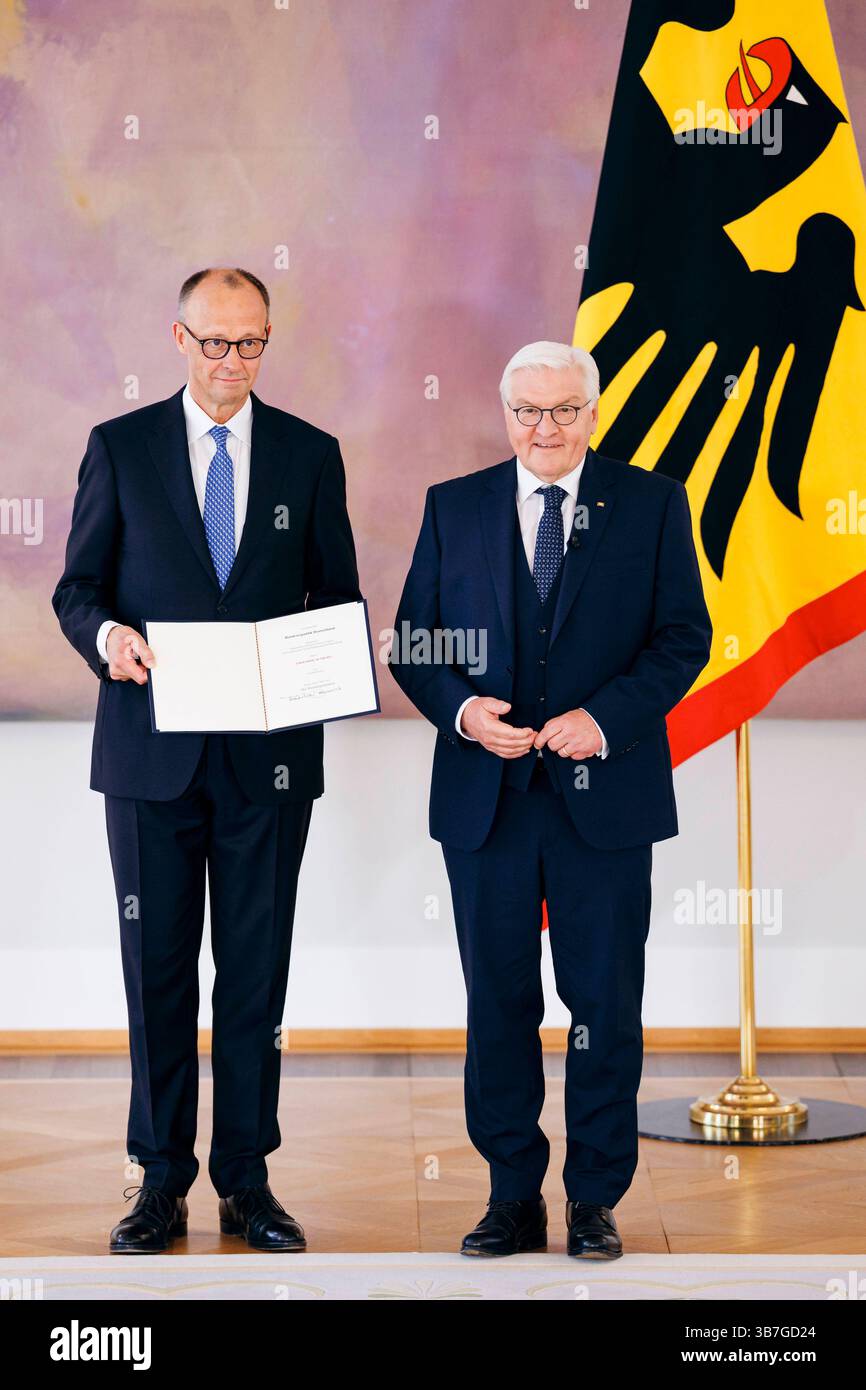 Bundespraesident Frank-Walter Steinmeier, aufgenommen bei der Ernennung ...