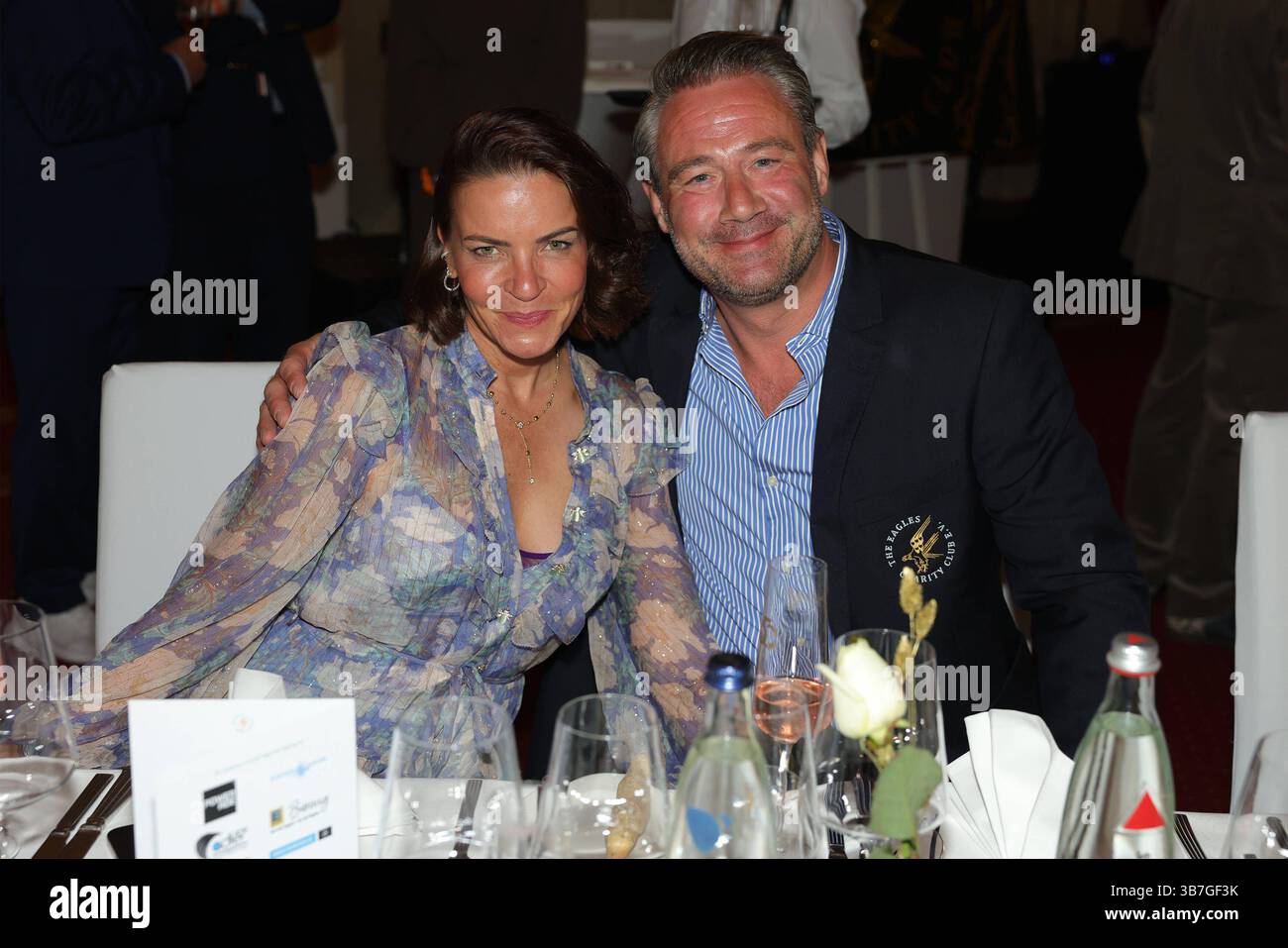 Europa-Park Eagles Charity Golfcup 2025 Sänger Sasha mit Ehefrau Julia ...