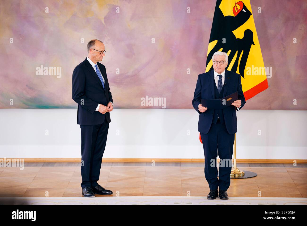 Bundespraesident Frank-Walter Steinmeier, aufgenommen bei der Ernennung ...