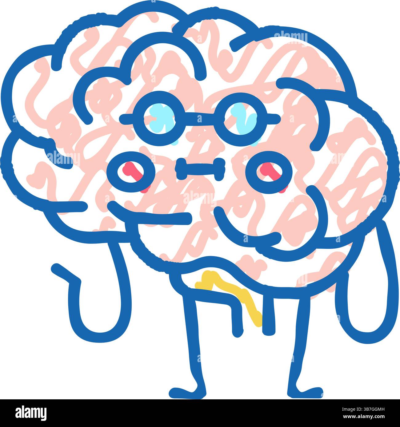brain health icon doodle illustration Stock Vector Image & Art - Alamy