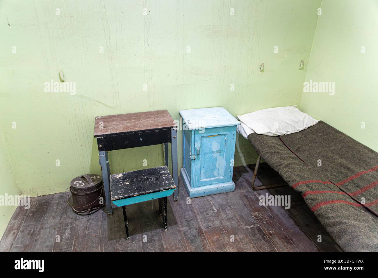 One of the old cells in Fremantle Prison, Fremantle (Walyalup ...