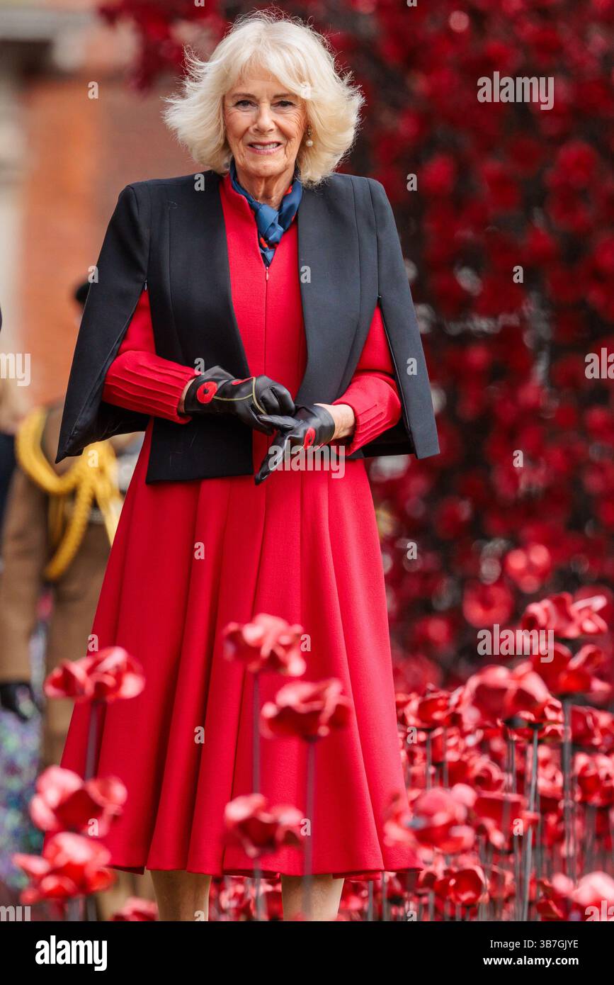 Tower of London, London, UK. 6th May 2025. To mark the 80th anniversary ...