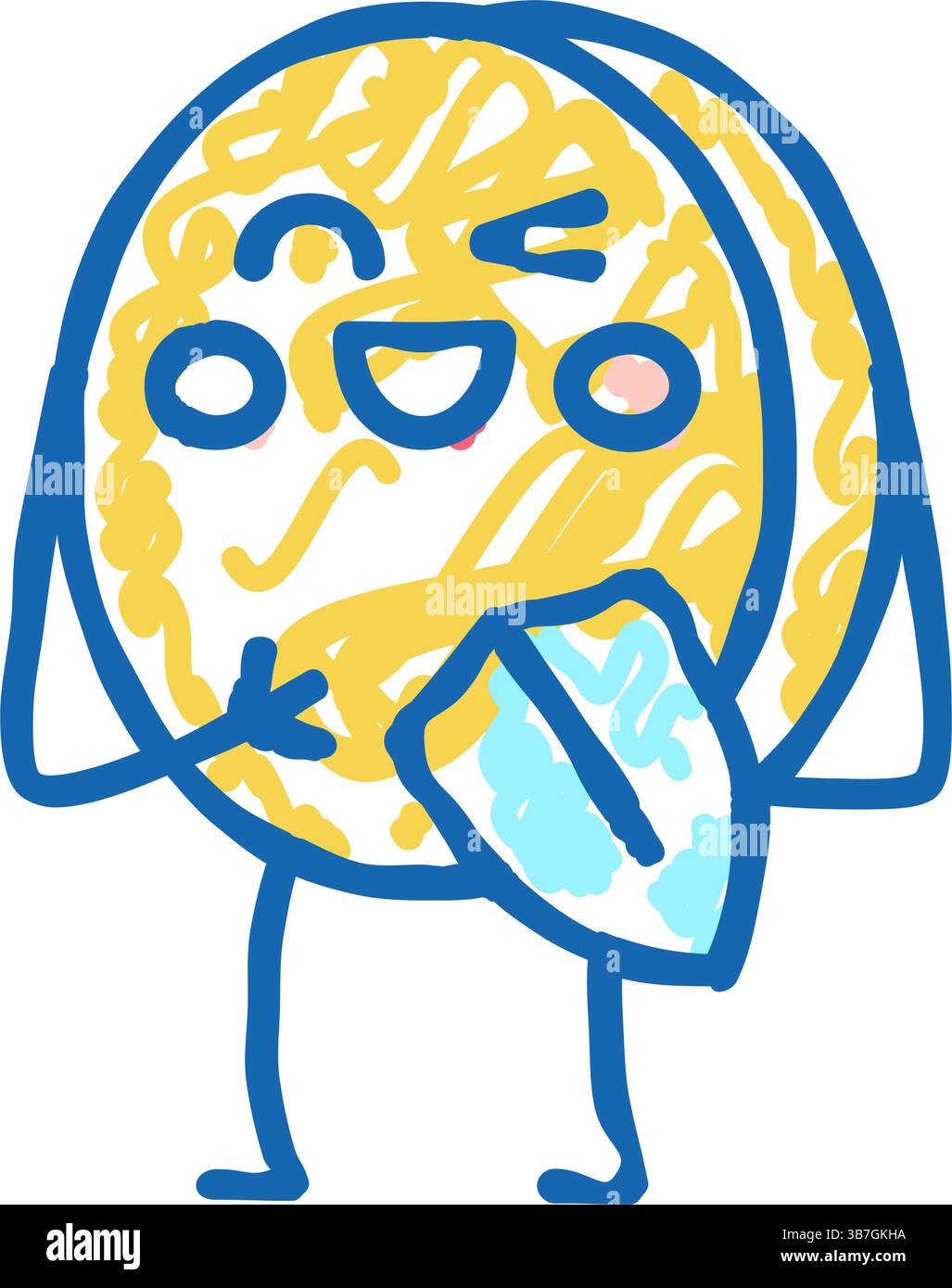 vitamins healthcare icon doodle illustration Stock Vector Image & Art ...