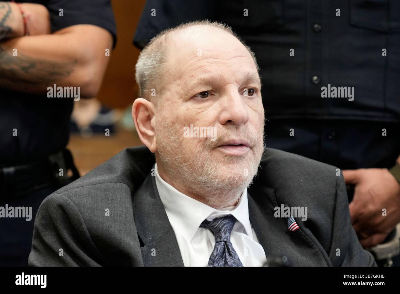 Harvey Weinstein appears in state court in Manhattan for his retrial on ...
