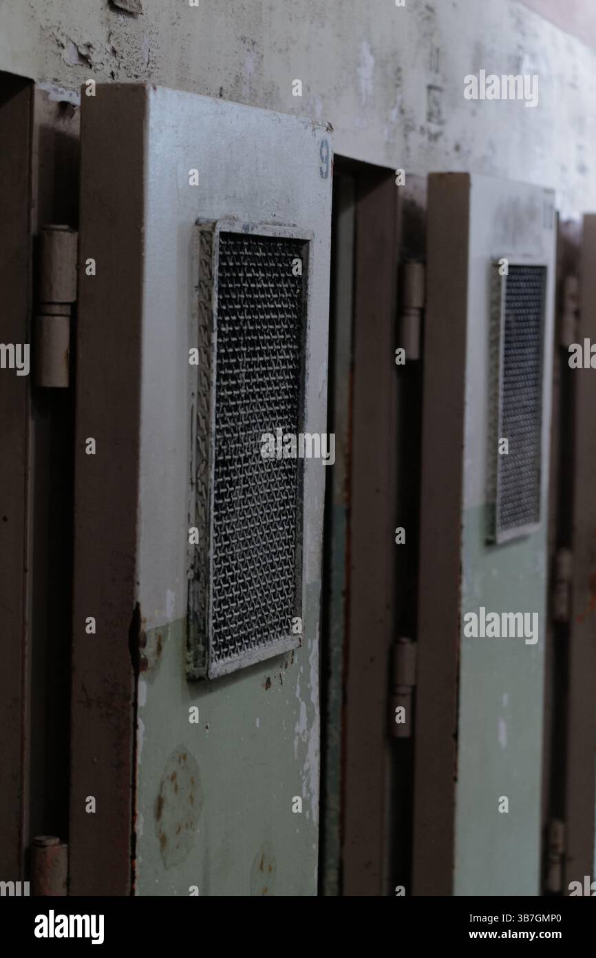 The notorious Alcatraz Island and maximum-security federal penitentiary ...