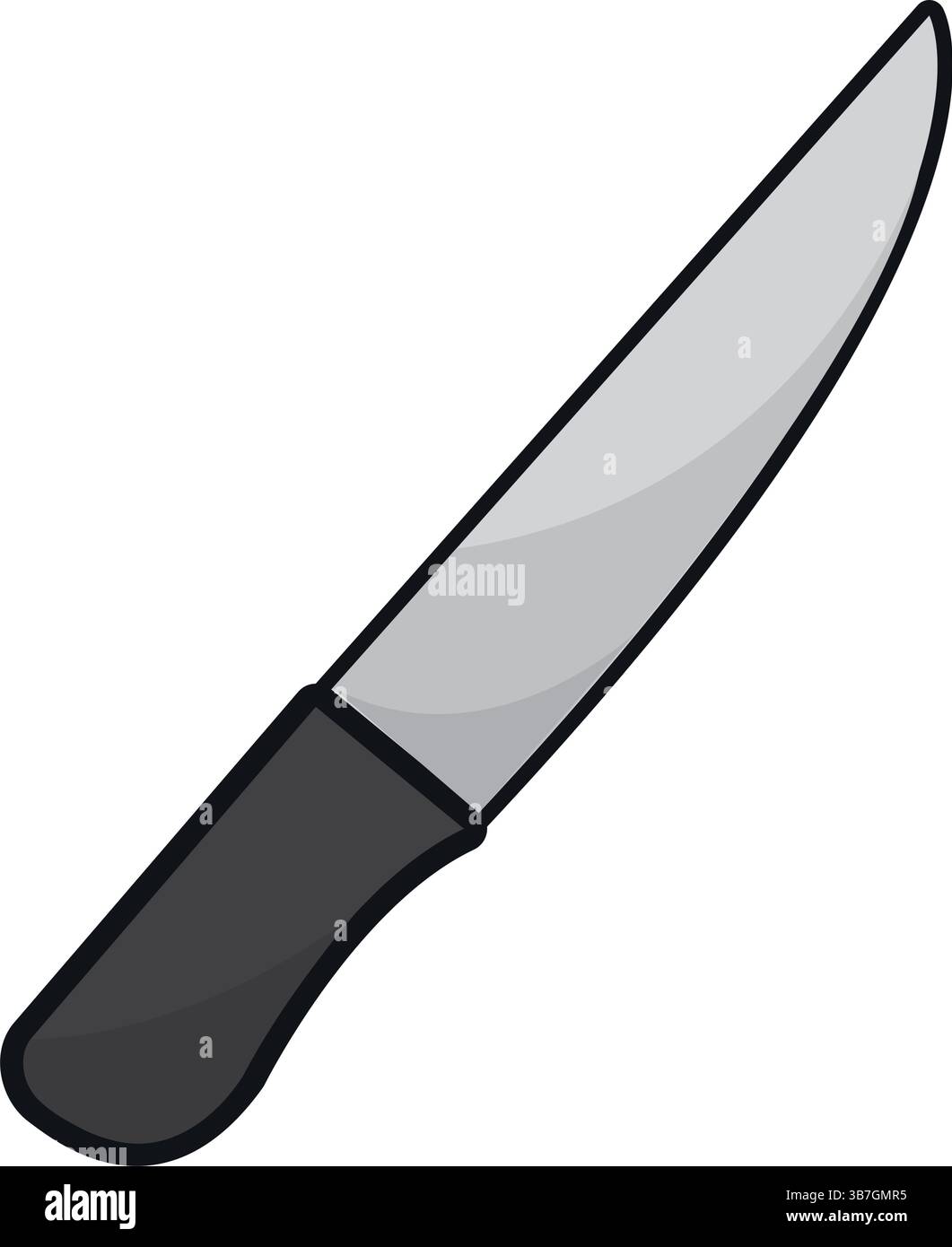Kitchen knife sharp blade. Vector illustration Stock Vector Image & Art ...