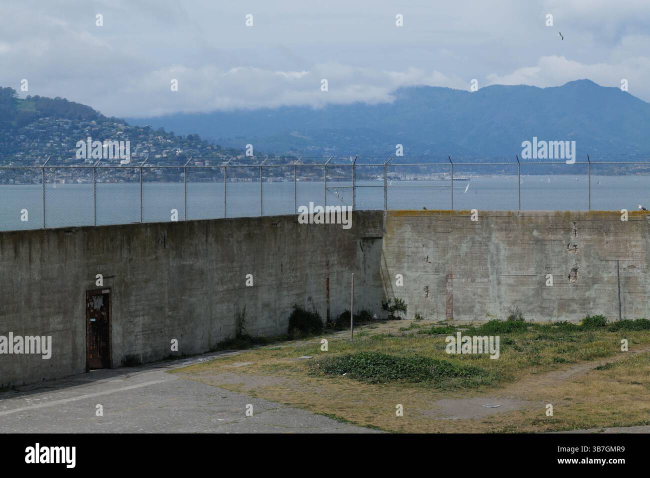 The notorious Alcatraz Island and maximum-security federal penitentiary ...