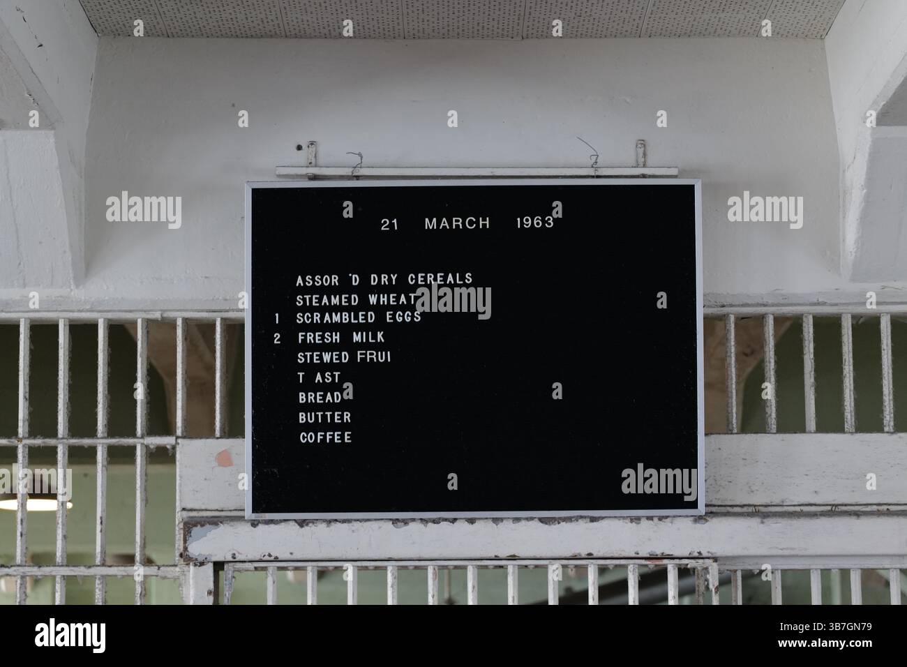 The notorious Alcatraz Island and maximum-security federal penitentiary ...