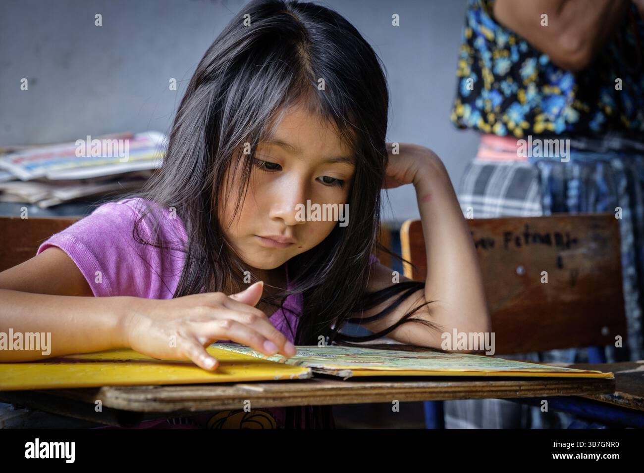 Escuela oficial rural mixta, la Tana, Quiche, Republica de Guatemala ...