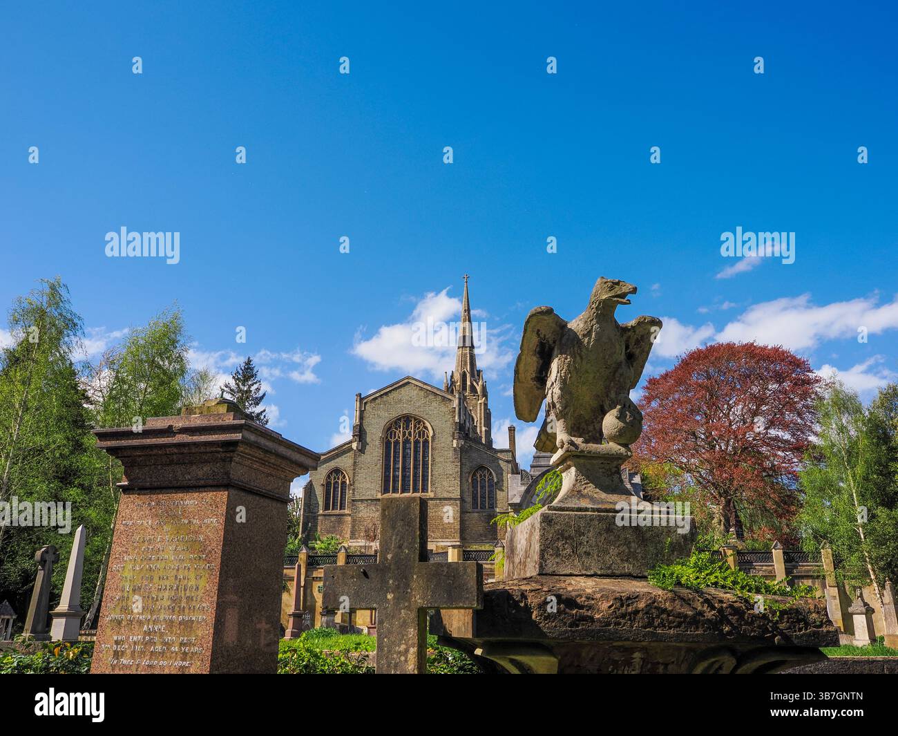 Stone Eagle, St Michael's Church, Highgate, Highgate Cemetery, Highgate ...