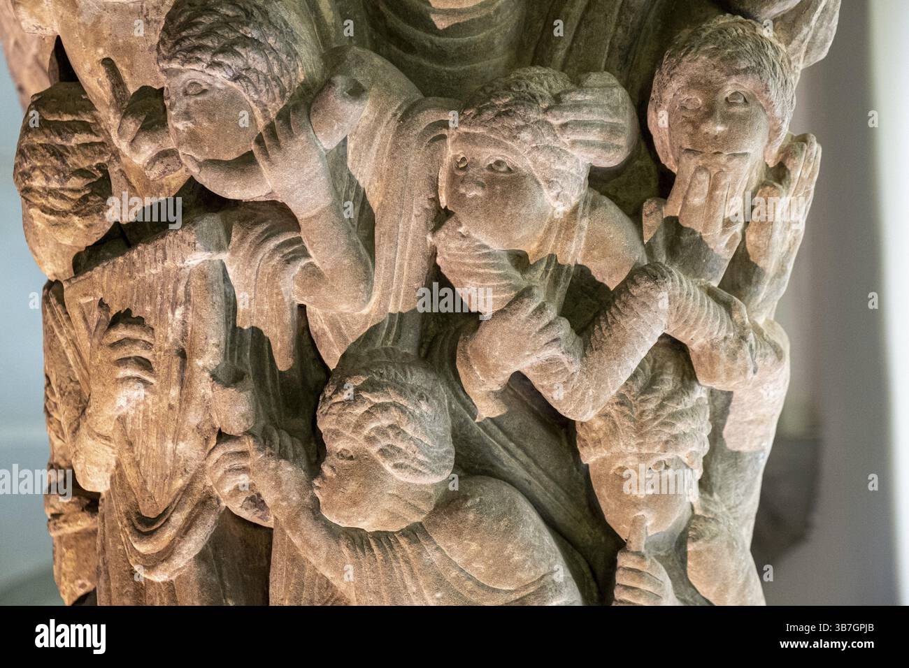 Capital of King David and the Musicians, 11th century, Diocesan Museum ...