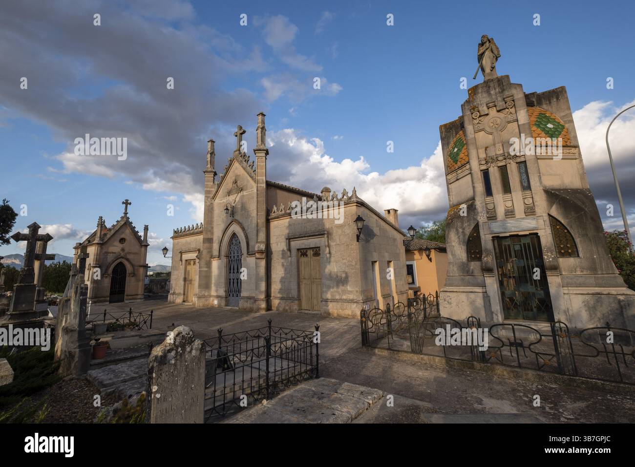 Modernist mausoleum of the Bestard family, 19th century, Santa Maria ...