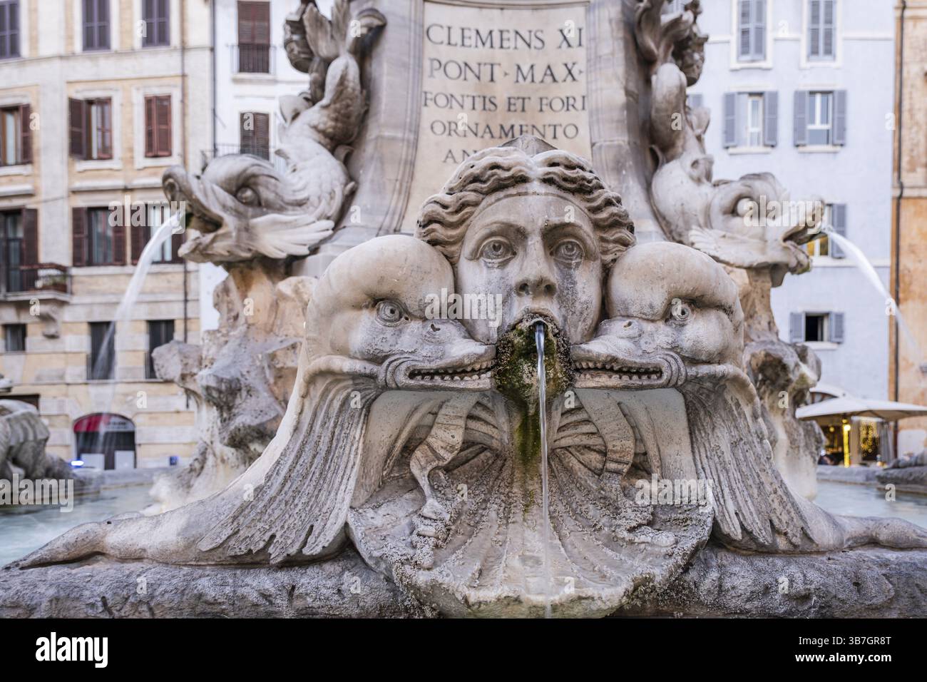 Dolphin fountain, designed by Giacomo della Porta in 1575 commissioned ...