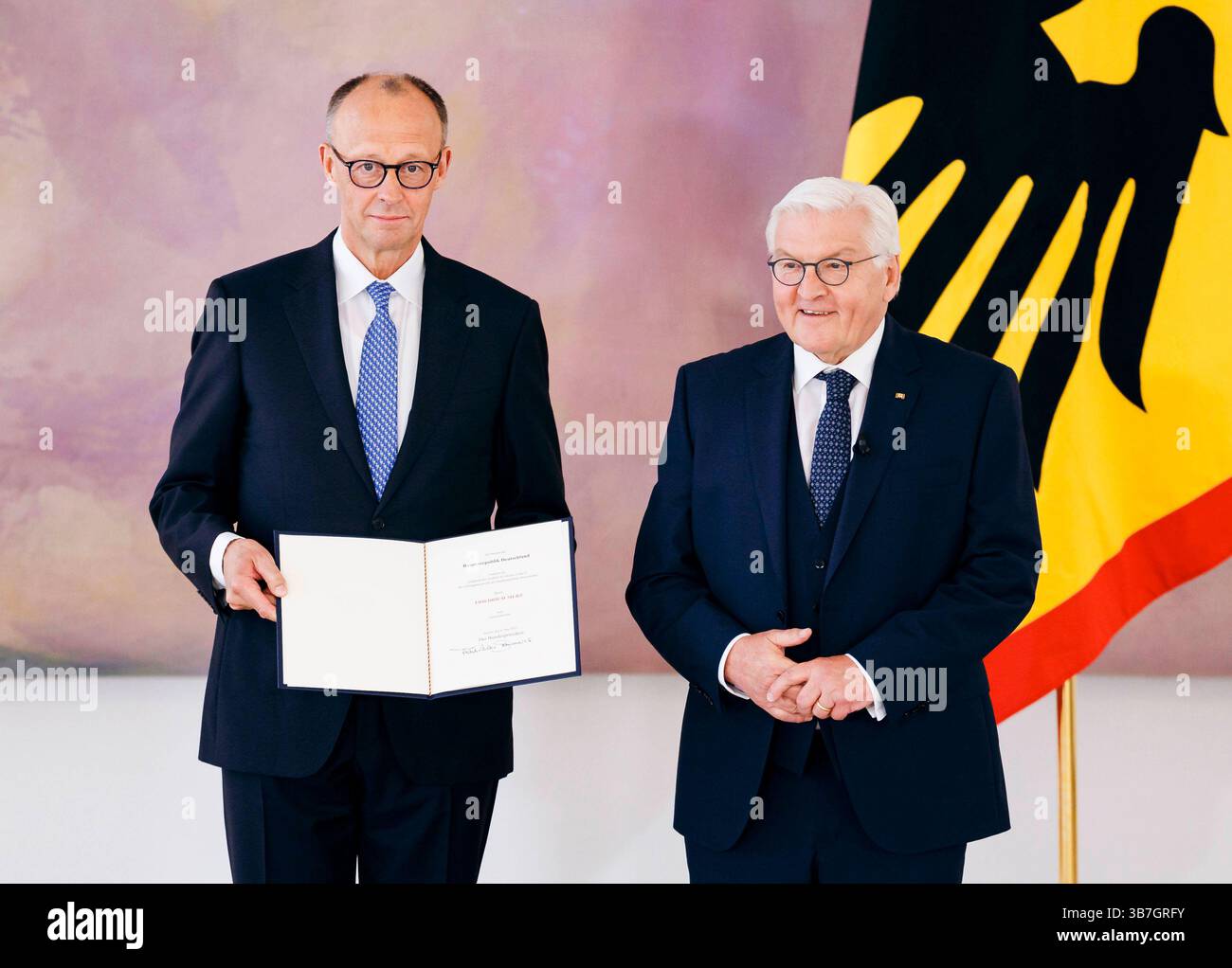 Bundespraesident Frank-Walter Steinmeier, aufgenommen bei der Ernennung ...