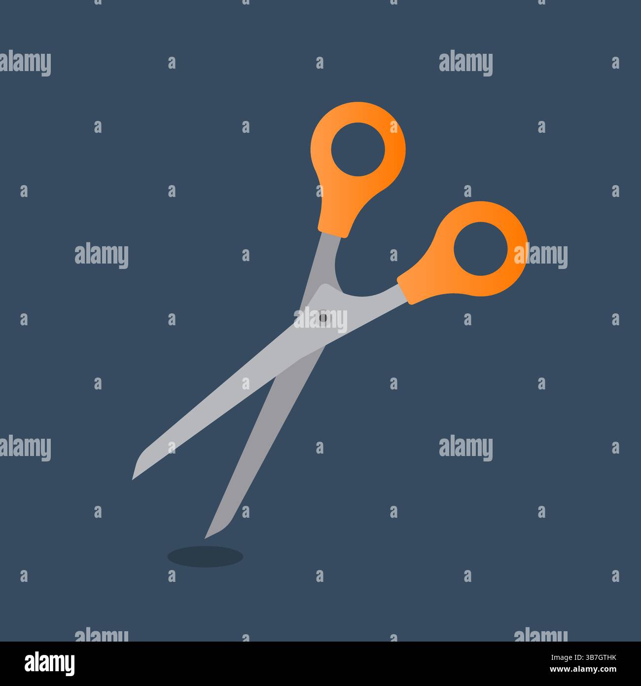 Scissors supply icon on Stock Vector Images - Alamy