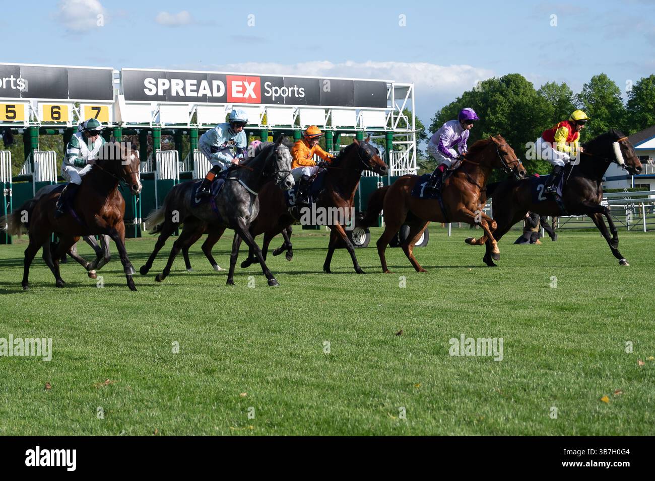 Windsor, Berkshire, UK. 5th May, 2025. Riders in the Autism In Racing ...