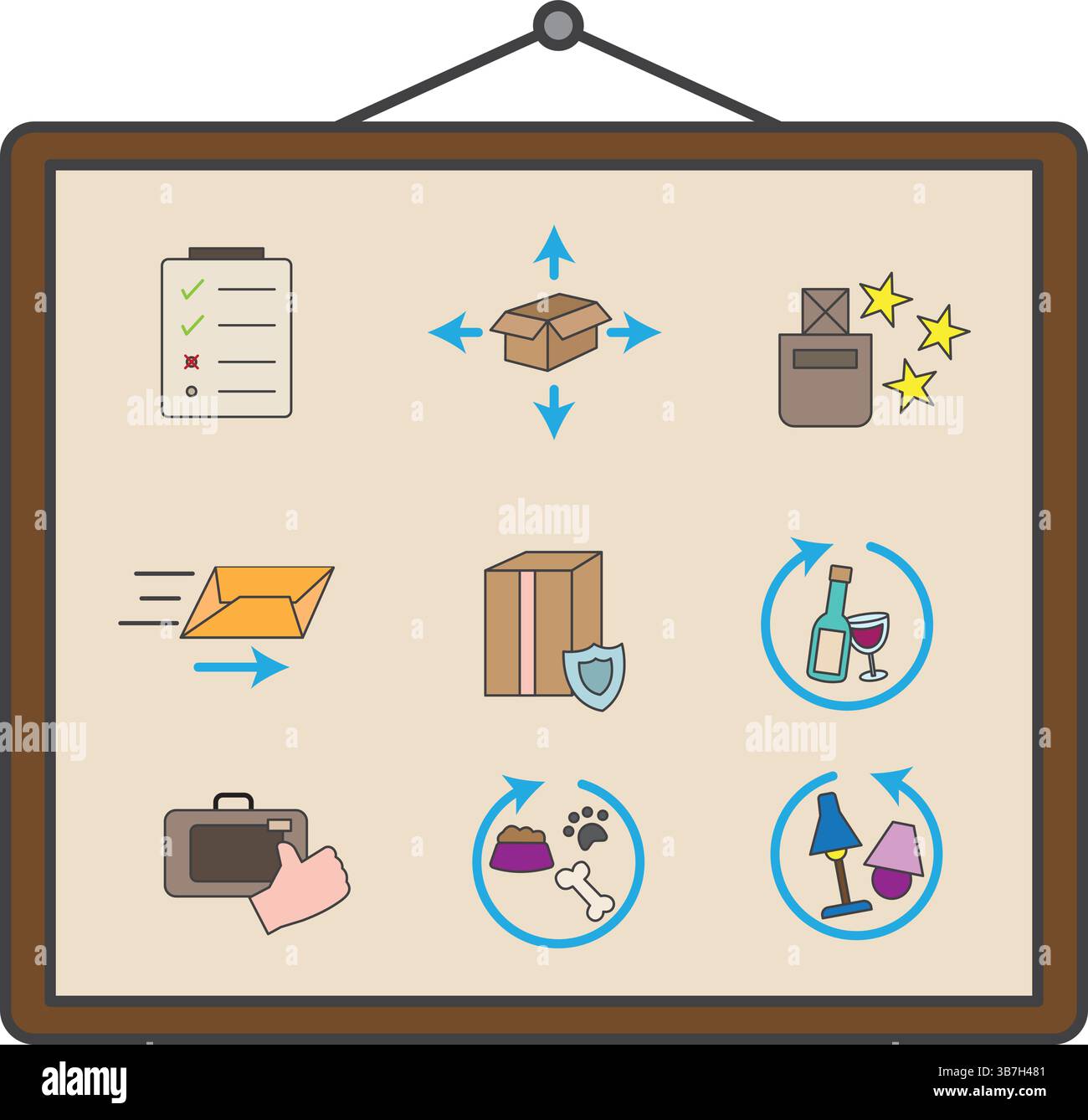 Vector delivery feedback hi-res stock photography and images - Alamy