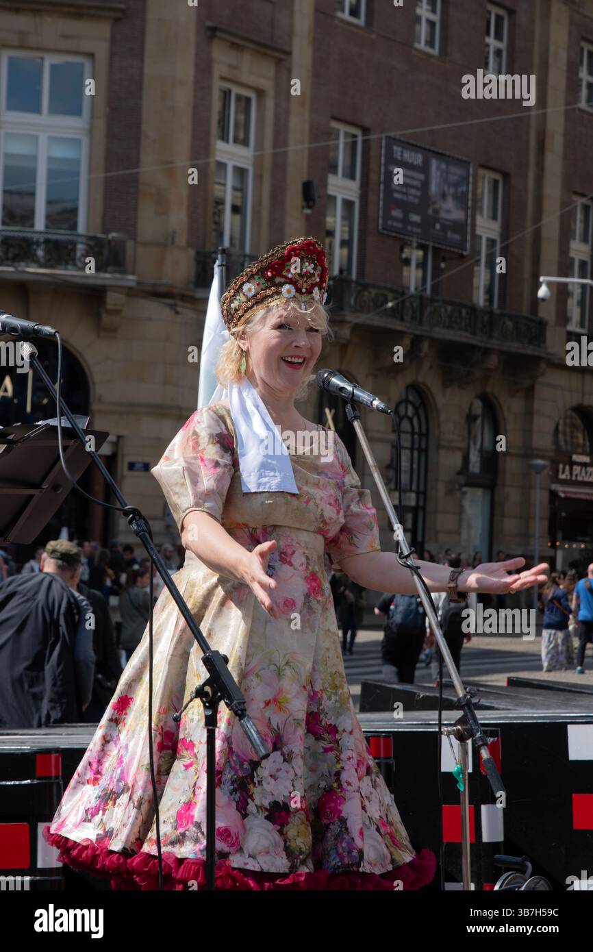 Vredes Demo Demonstration 80 Years Freedom After World War Two At ...