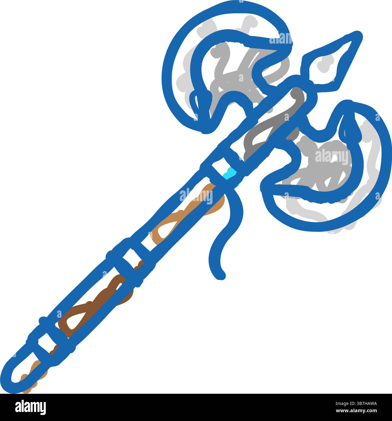 ax weapon icon doodle illustration Stock Vector Image & Art - Alamy