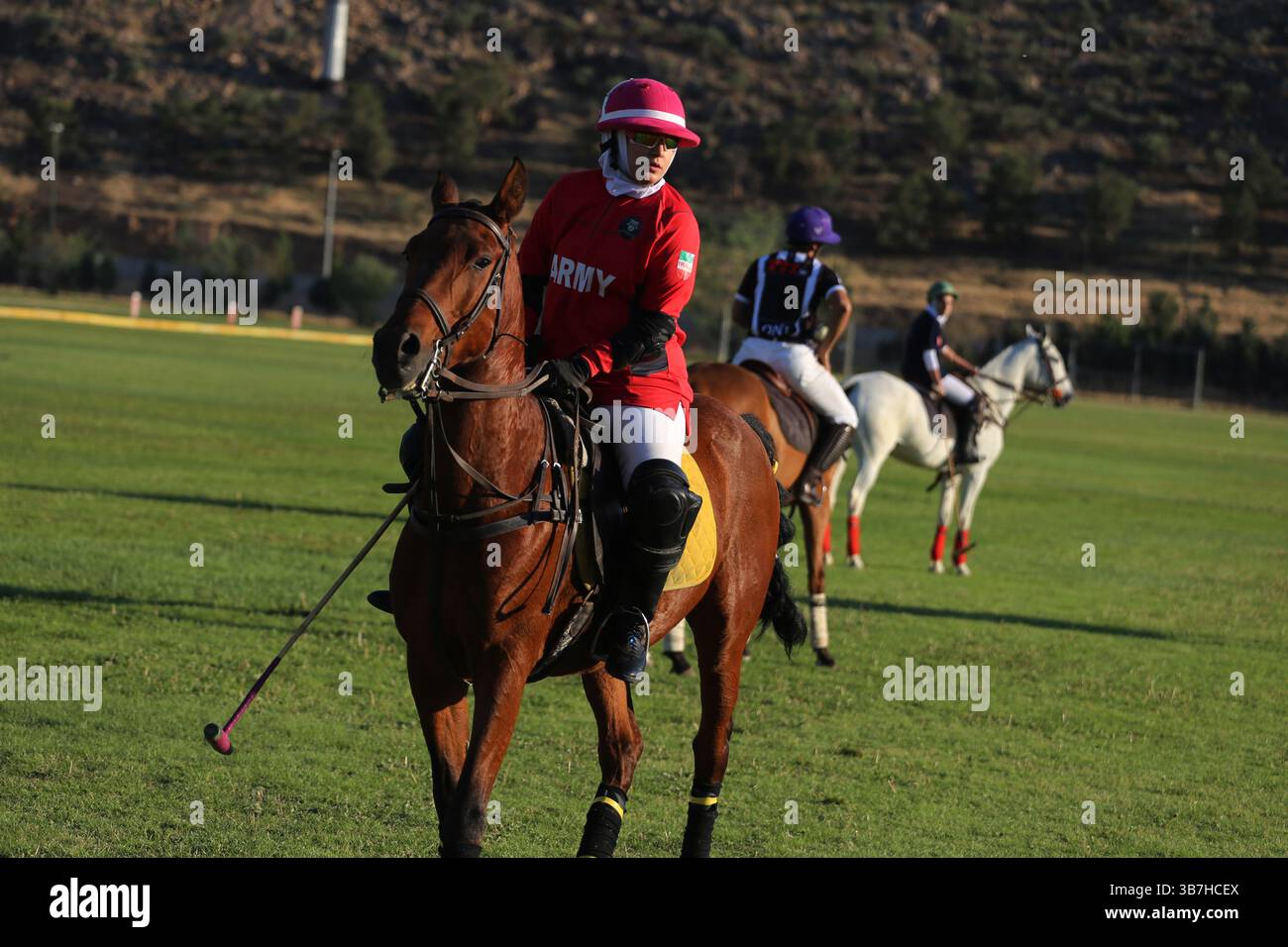 May 9, 2024, Tehran, Iran: Iranian female polo players ride their ...