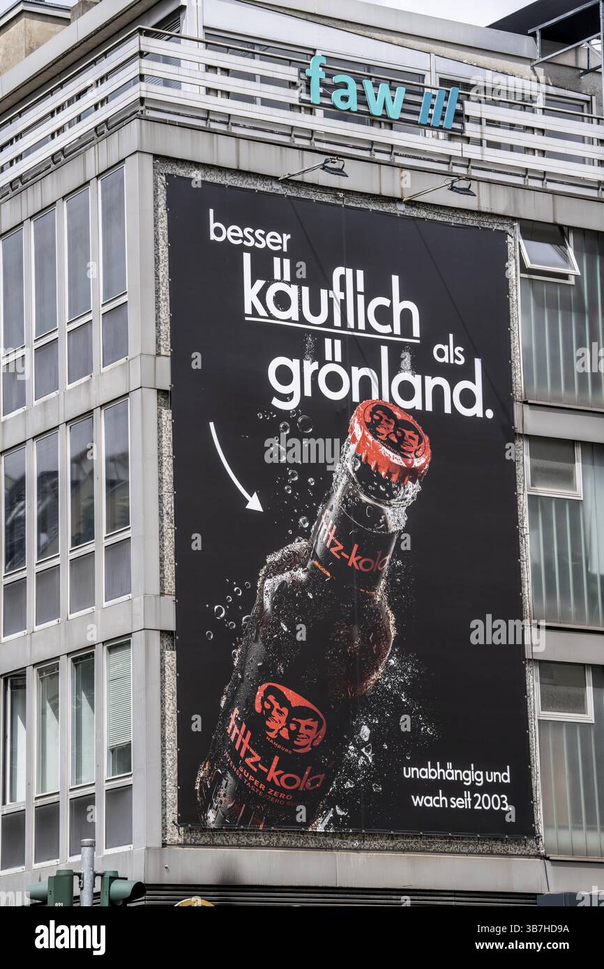 Large-format advert for Fritz-Kola, an independent Hamburg-based cola ...