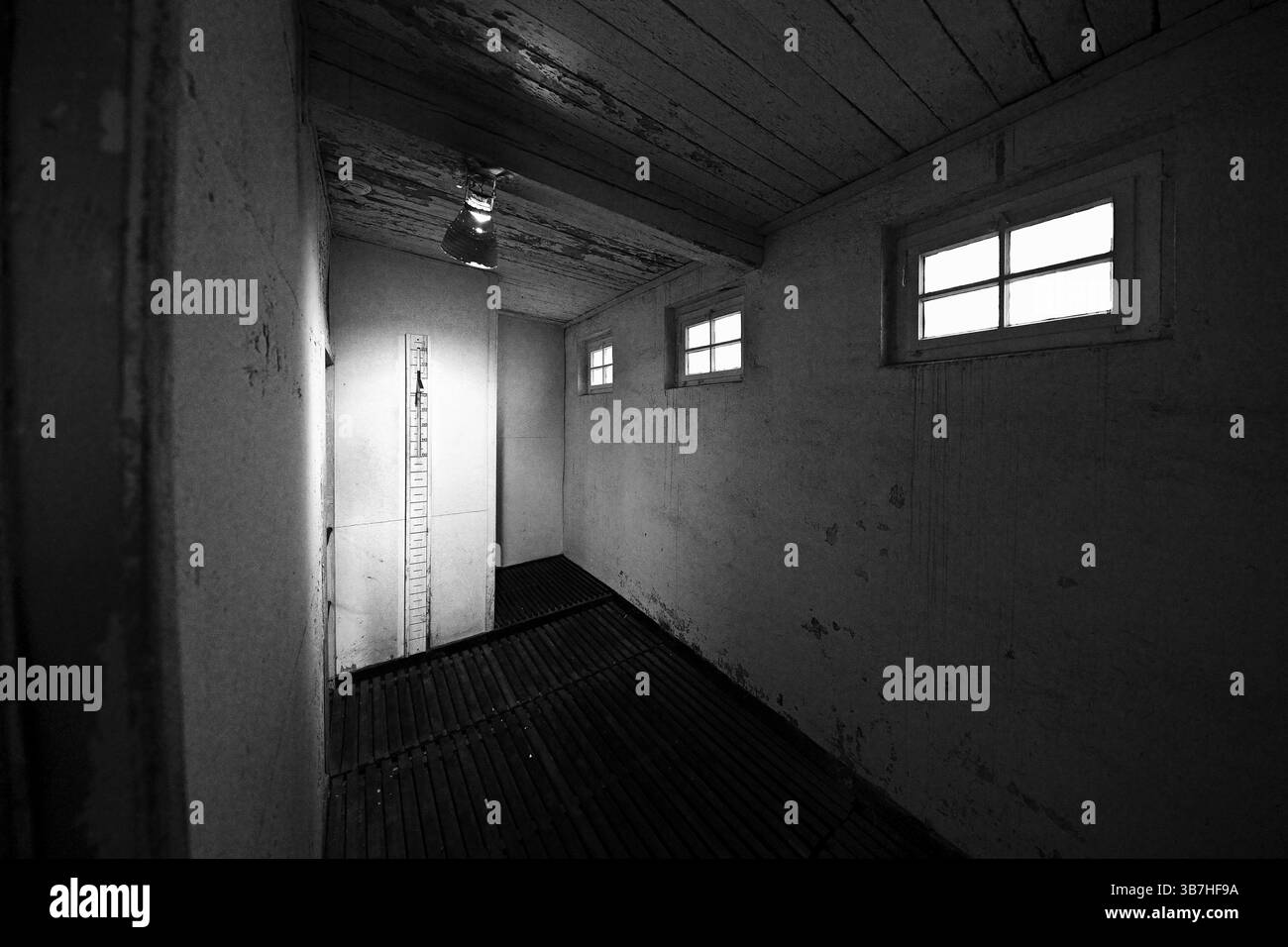 Front of the execution site, location of the person to be shot, former ...