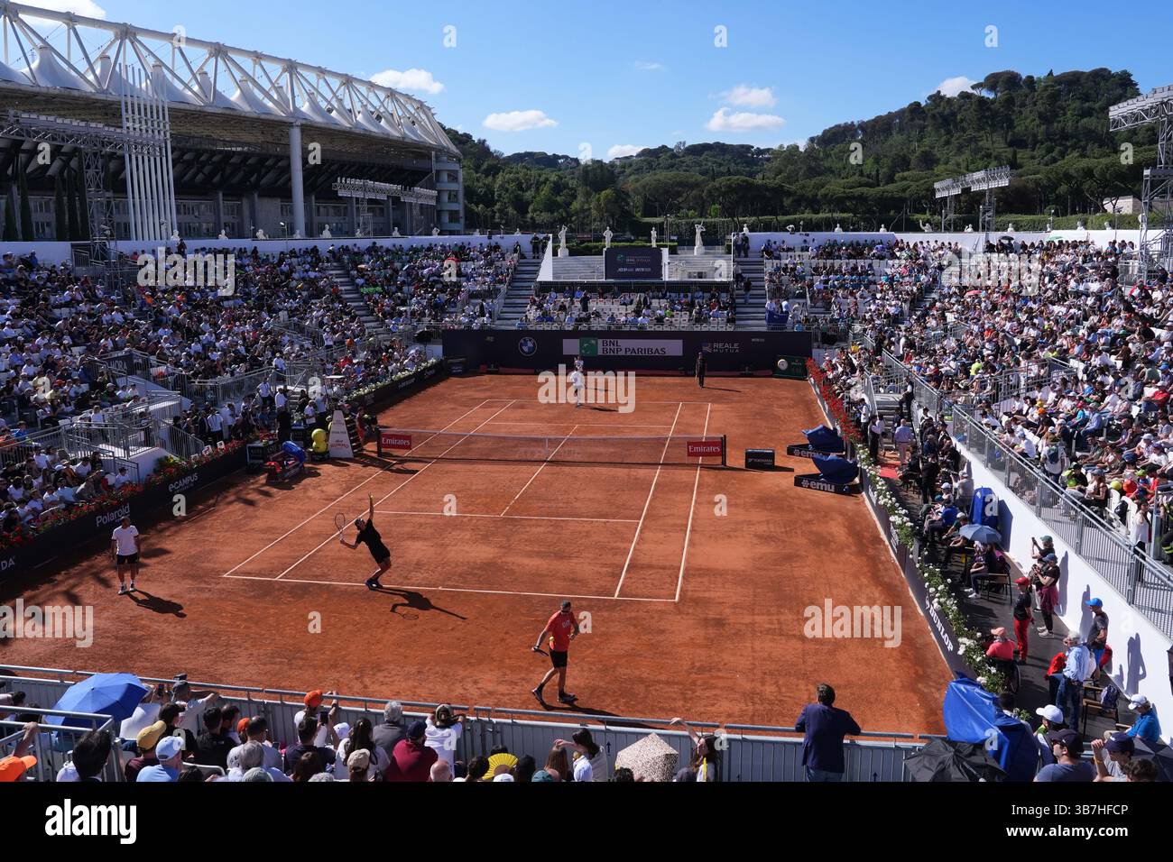 Roma, Italia. 06th May, 2025. Jannik Sinner during the training session ...