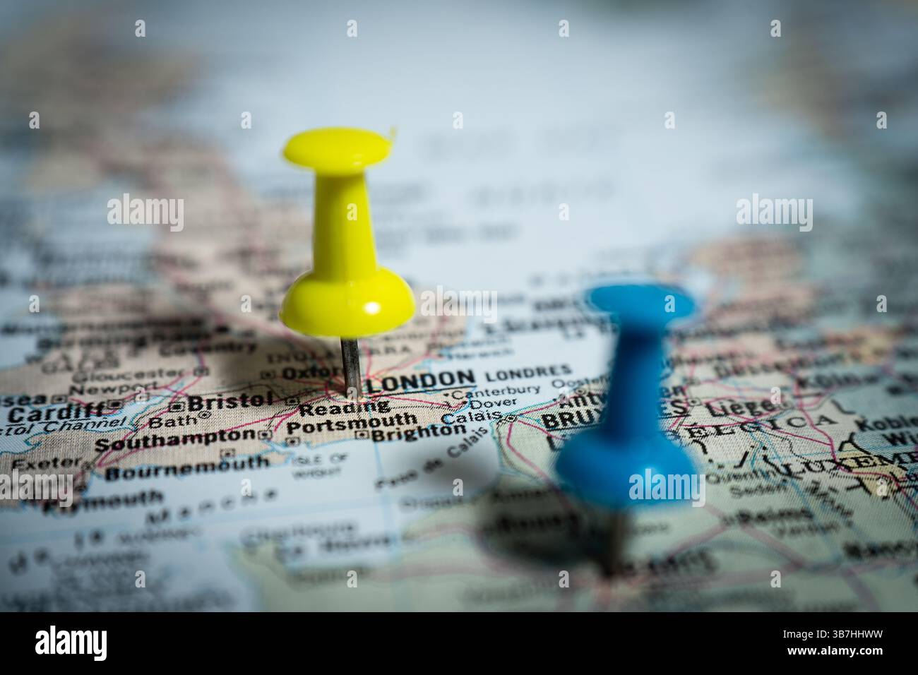 England map cities hi-res stock photography and images - Alamy