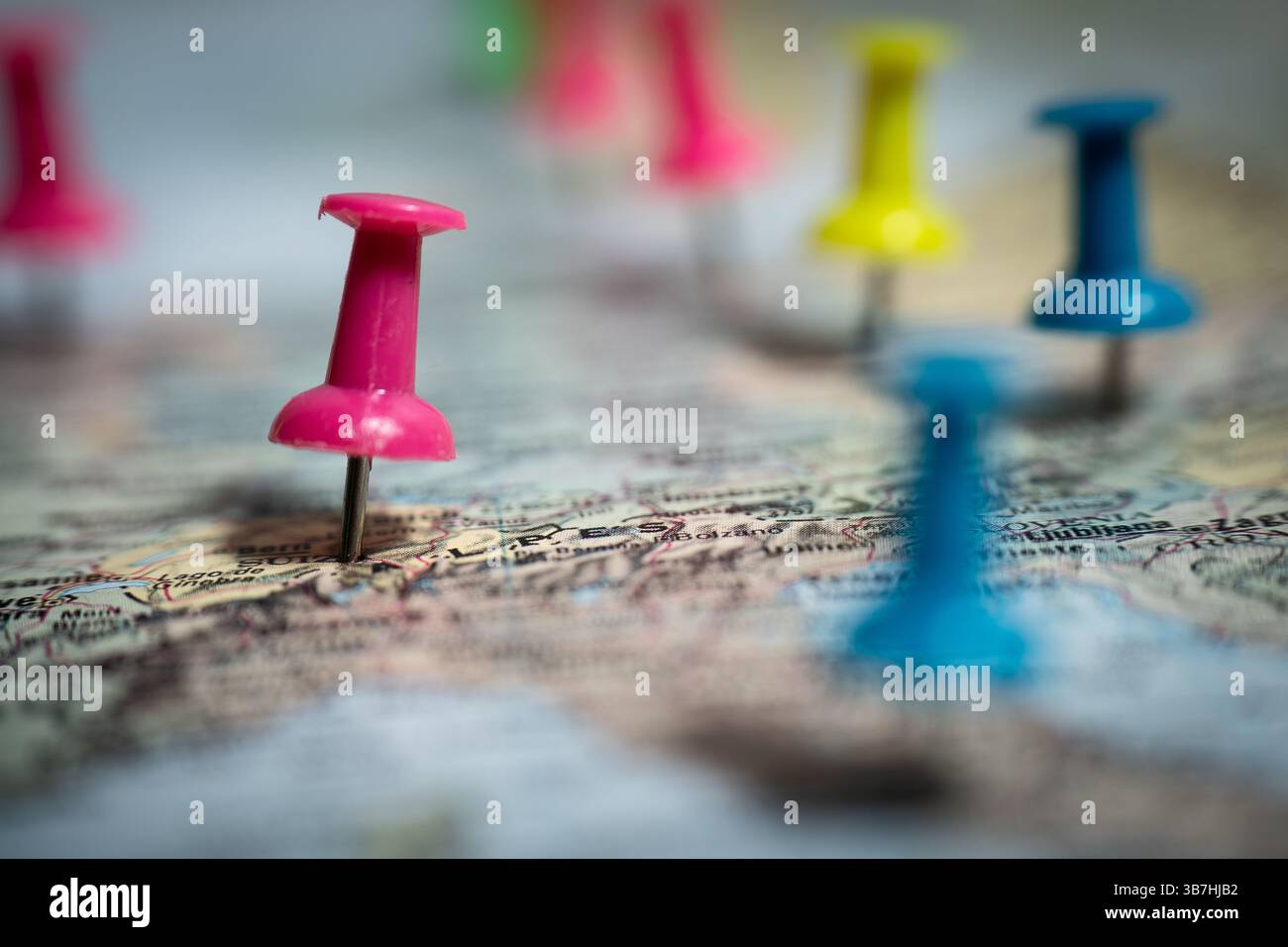 Slovenia location pin on hi-res stock photography and images - Alamy