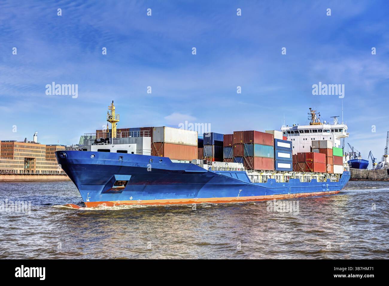 Container port docks ship global hi-res stock photography and images ...