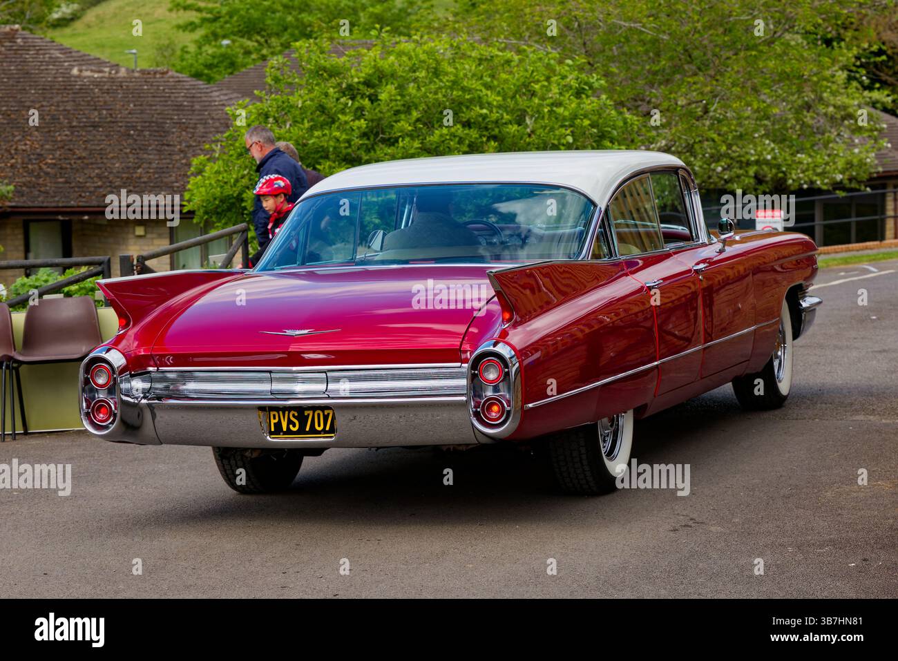 Rear view of Cadillac Sedan De Ville PVS 707 Stock Photo - Alamy